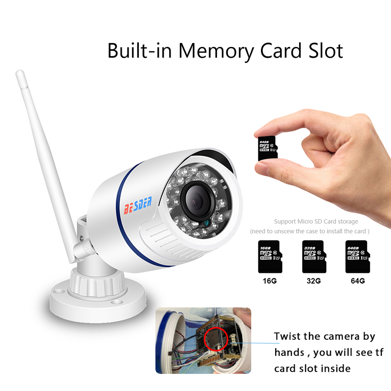 Smart Outdoor Bullet Security Camera IP66 Waterproof Human Detection ...