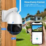 30X Optical Zoom WiFi IP Camera FHD 5MP Intelligent Auto Track PTZ ...