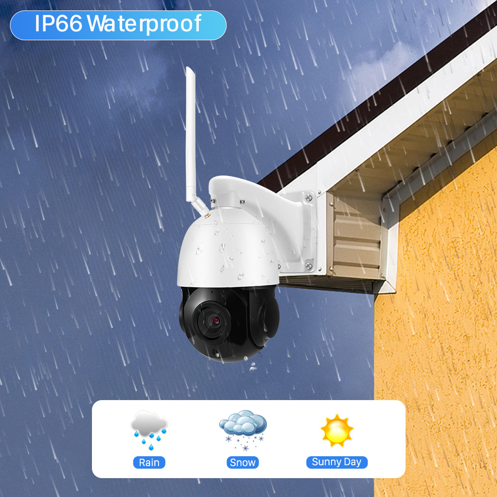 30X Optical Zoom WiFi IP Camera FHD 5MP Intelligent Auto Track PTZ ...